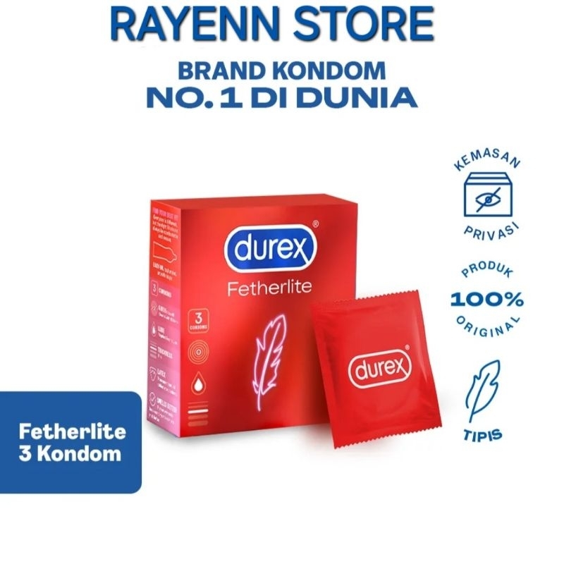 Jual Kondom Durex Fetherlite Extra Tipis ( PRIVASI DIJAMIN AMAN ...