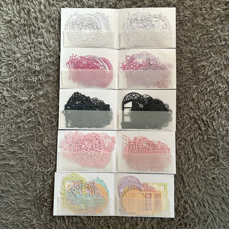 Jual Die cut set isi 12pc die cut kit. cut die for scrapbook journal ...