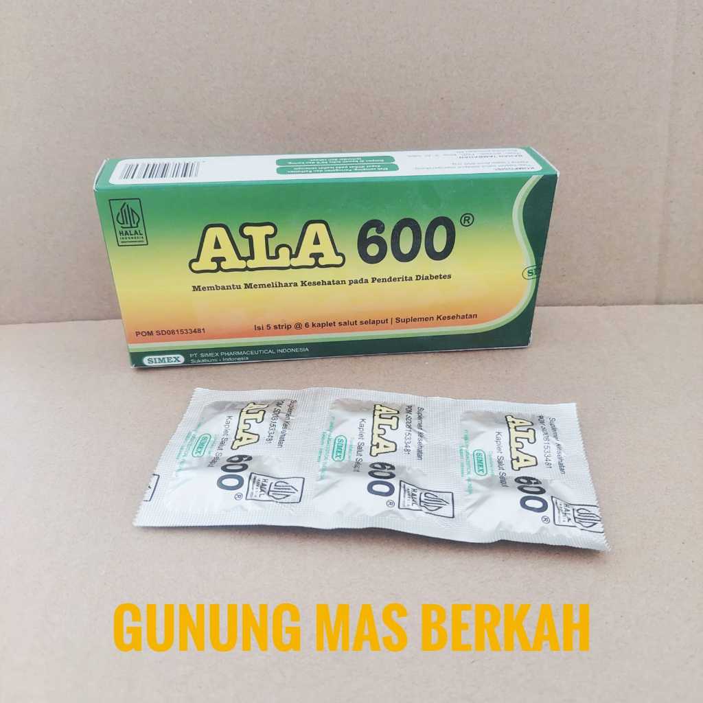 Jual ALA 600MG ALA 600mg ala 600 - membantu menurunkan gula darah ...