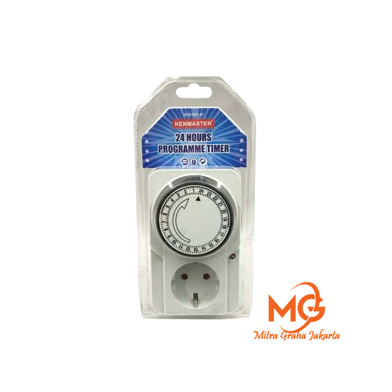 Jual KENMASTER STOP KONTAK TIMER 24 JAM ANALOG MGJ | Shopee Indonesia