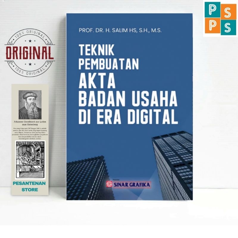 Jual Buku Teknik Pembuatan Akta Badan Usaha di Era Digital BA24 | Shopee Indonesia