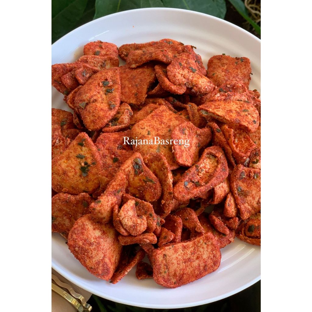 Jual Basreng koin 1kg extra daun jeruk pedas dan ori || basreng koin ...