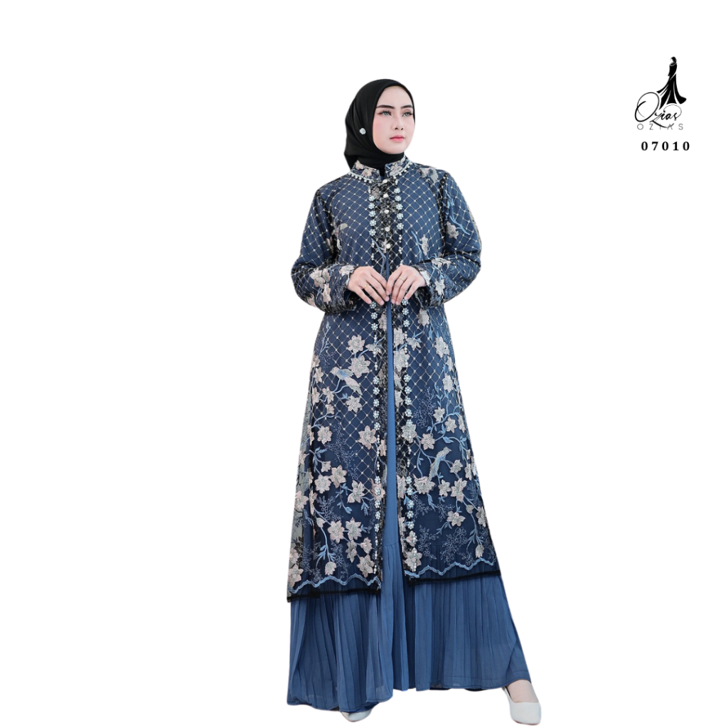 Jual Ozias - Gamis Tile Bunga 07010 07021 03948 03961 07016 07017 07019 LD 105 I Gamis Luaran ...
