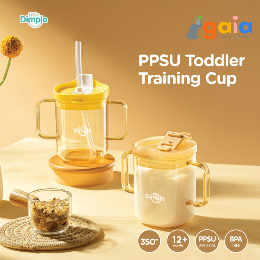 Jual Little Dimple Toddler Training Cup PPSU ST-24-279 | Shopee Indonesia
