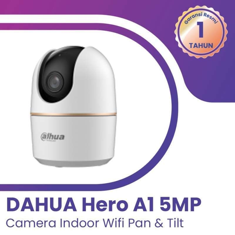 Jual CCTV IP CAM Dahua Hero A1 5MP Camera DH-H5A Indoor WiFi Pan&Tilt ...