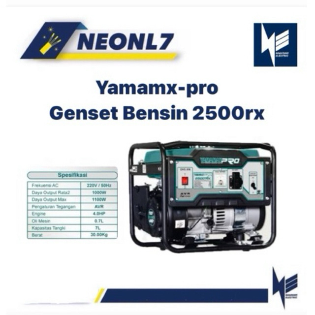 Jual YAMAMAX-PRO GENSET GENERATOR BENSIN 1100WATT | Shopee Indonesia