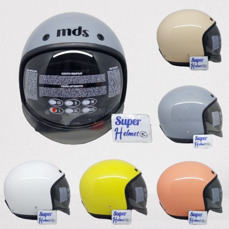 Jual HELM MDS MAGNUM | MDS RETRO | MDS BOGO | Shopee Indonesia