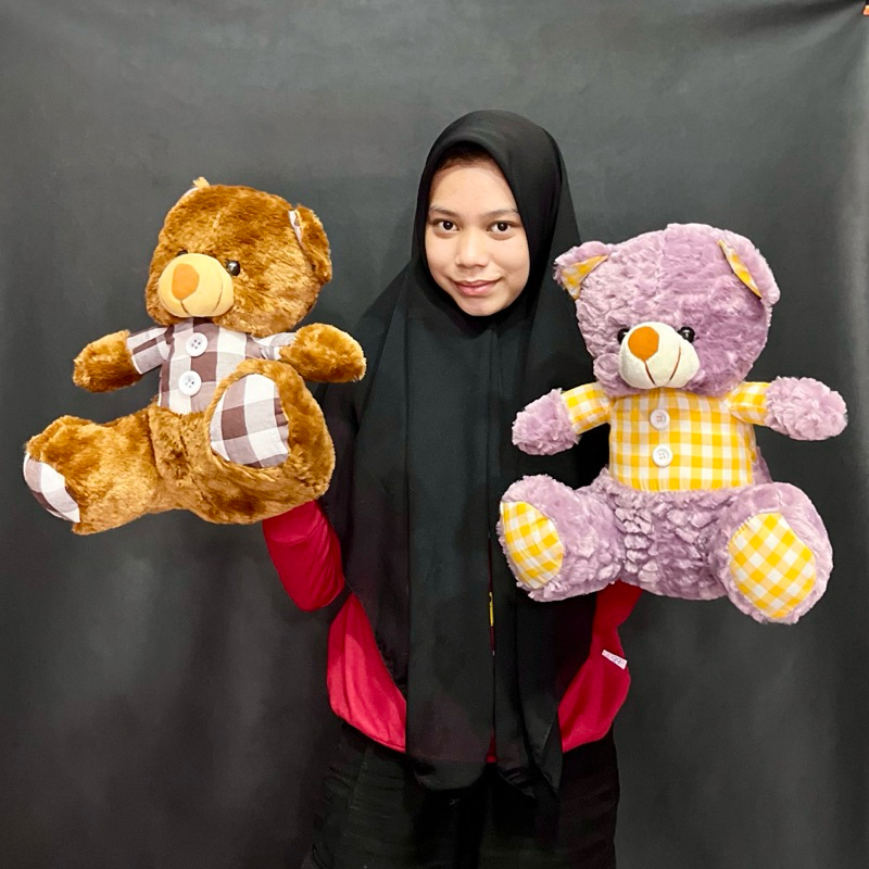 Jual Boneka Beruang Teddy lucu Bear Kancing premium dua kancing kurnia ...