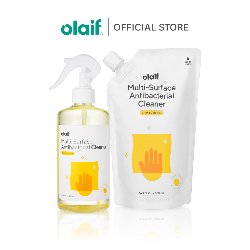 Jual Olaif Multi-Surface Antibacterial Cleaner (500mL) - Pembersih ...