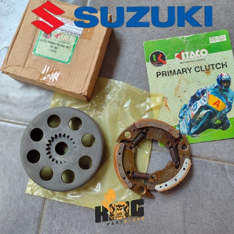 Jual MANGKOK OTOMATIS MANGKUK RUMAH KUPLING GANDA SET KAMPAS SUZUKI RC80 RC100 RC110 CRYSTAL ...