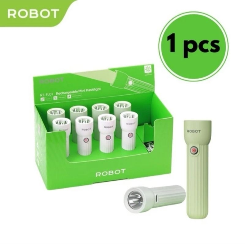 Jual Robot RT-FL01 Senter Rechargeable Mini Rashlight Senter Portabel ...