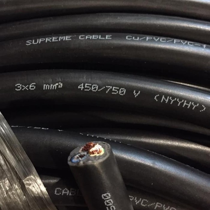 Jual Kabel Power NYYHY 3x6mm Supreme | Shopee Indonesia