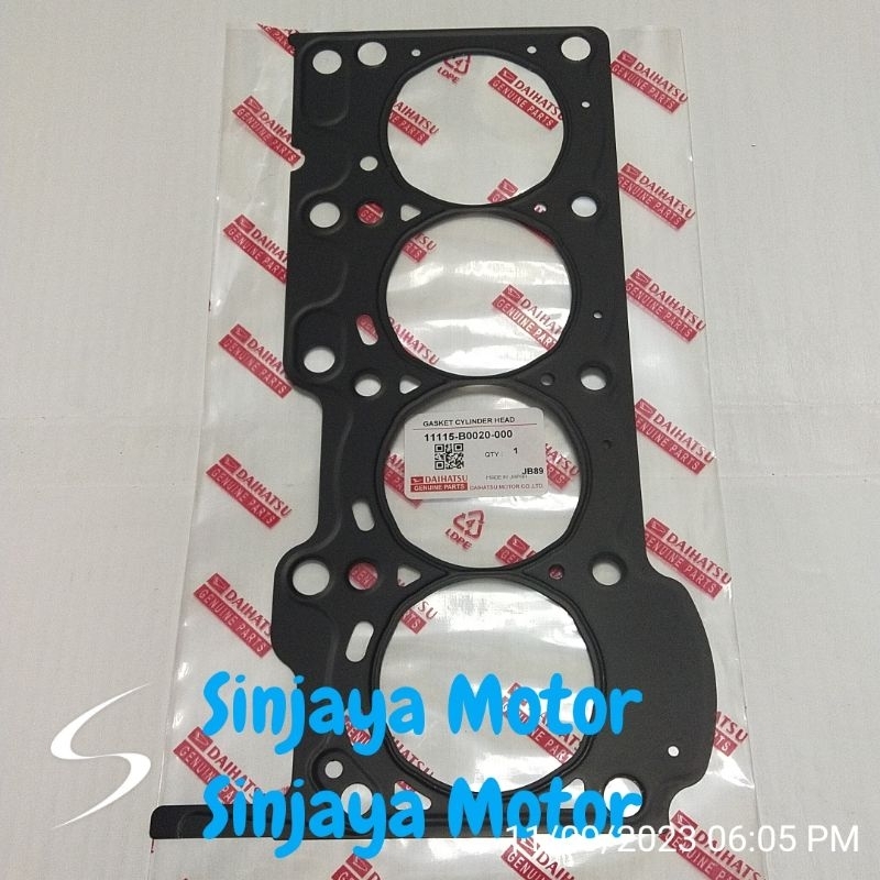 Jual packing cylinder head plate Gasket head besi grandmax Grand max 1.500cc Luxio 1.500cc ...