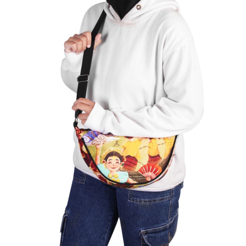 Jual Sling Bag mini Tari Kipas Pakarena | Shopee Indonesia