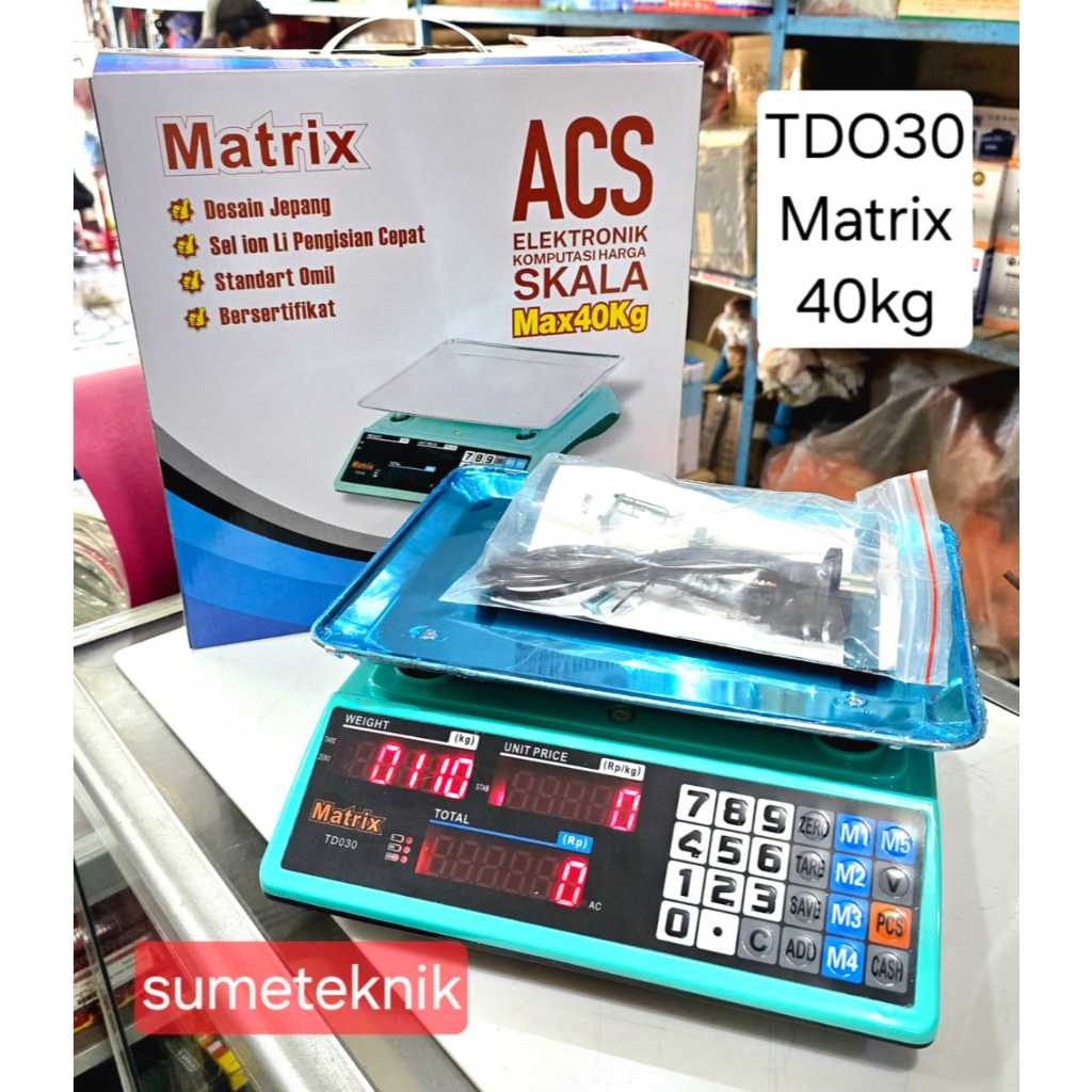 Jual Timbangan Digital 40KG Matrix TDO30 Timbangan Digital Matrix TDO30 ...