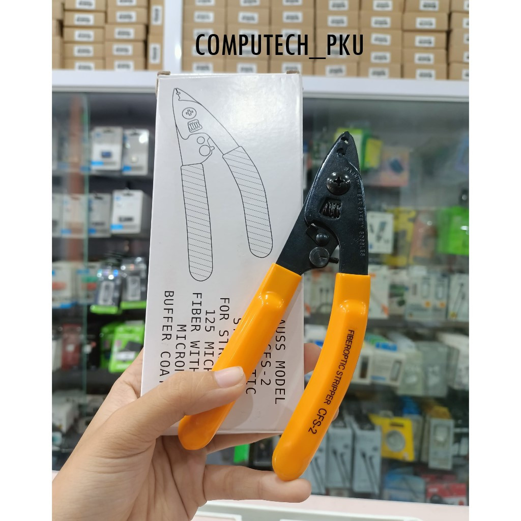 Jual Fiber Optic Stripper CFS-2 Tang Kupas Kabel Fiber Optik | Shopee ...