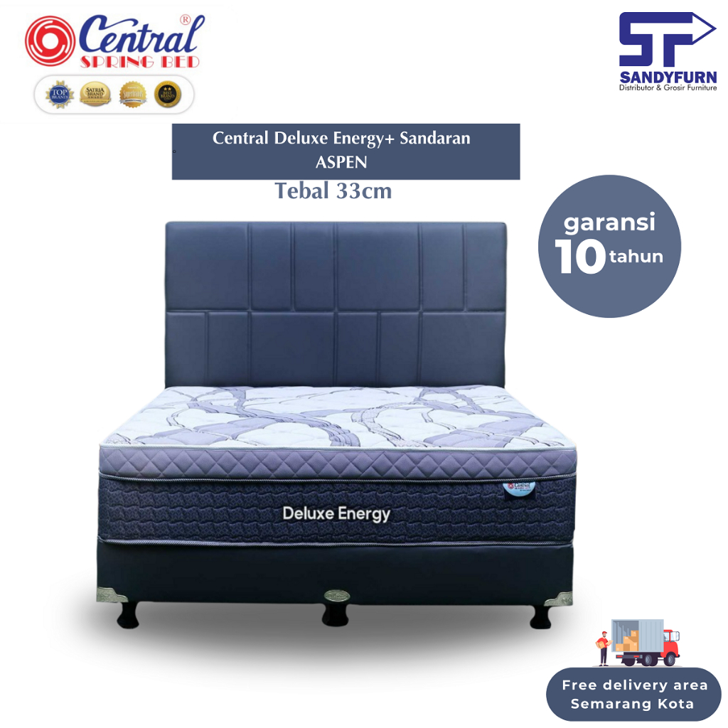 Jual CENTRAL Spring Bed - Deluxe Energy - Semua Ukuran - Bed Set ...