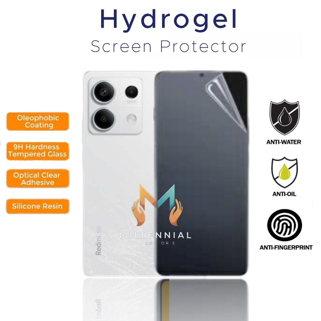Jual Anti gores jelly Hydrogel matte glare Xiaomi Redmi Note 13 5G 13 ...
