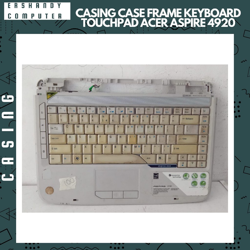 Jual CASING CASE FRAME KEYBOARD TOUCHPAD ACER ASPIRE 4920 WITH KEYBOARD ...