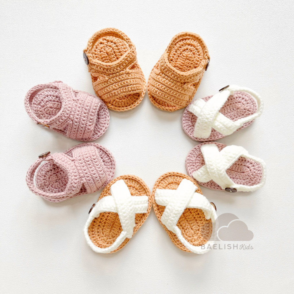 Jual Baelish - Sandal Rajut Bayi Usia 3 - 12 Bulan Prewalker ( Sandals ...