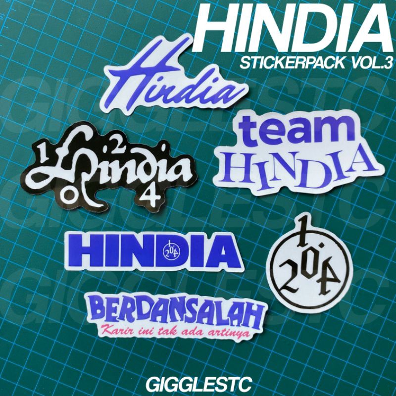 Jual Sticker Pack HINDIA Vol.3 | Shopee Indonesia