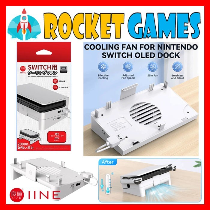 Jual IINE Cooling Fan For Nintendo switch Oled Kipas Docking Nintendo ...