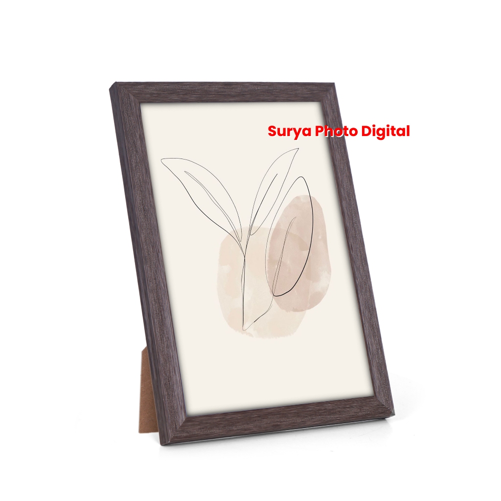 Jual Frame Bingkai Pigura Foto Minimalis Warna Grey/Abu-Abu Ukuran 8RW ...