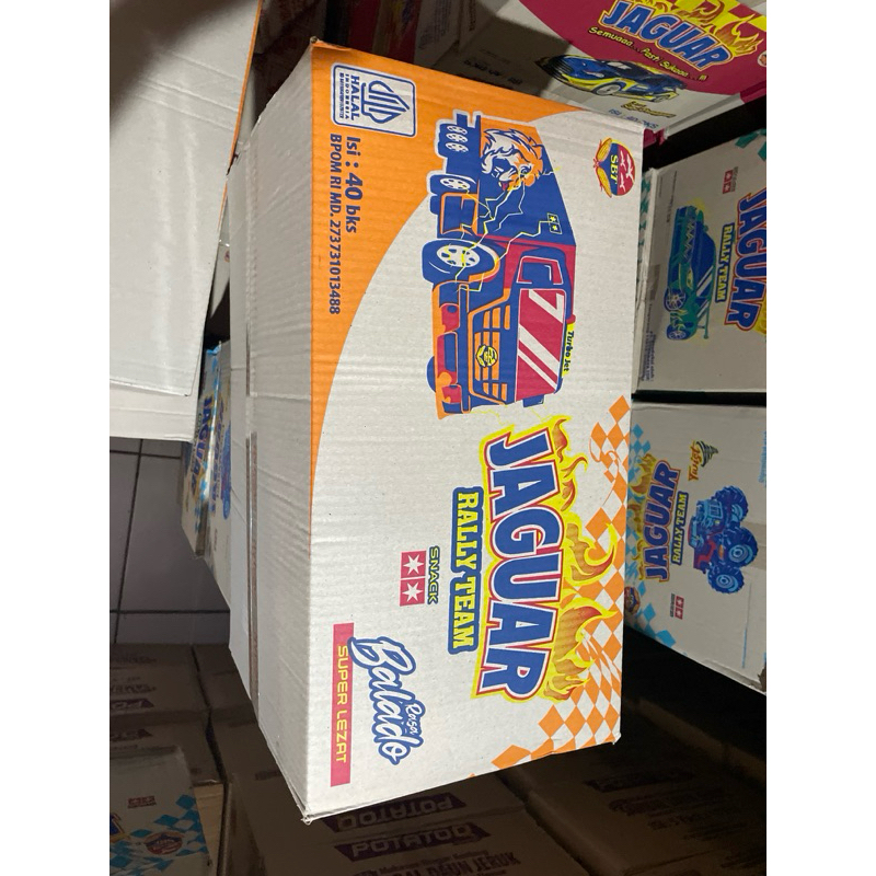 Jual chiki ciki snack Jaguar 2000 DUS DUSAN per dus isi 40pcs | Shopee ...