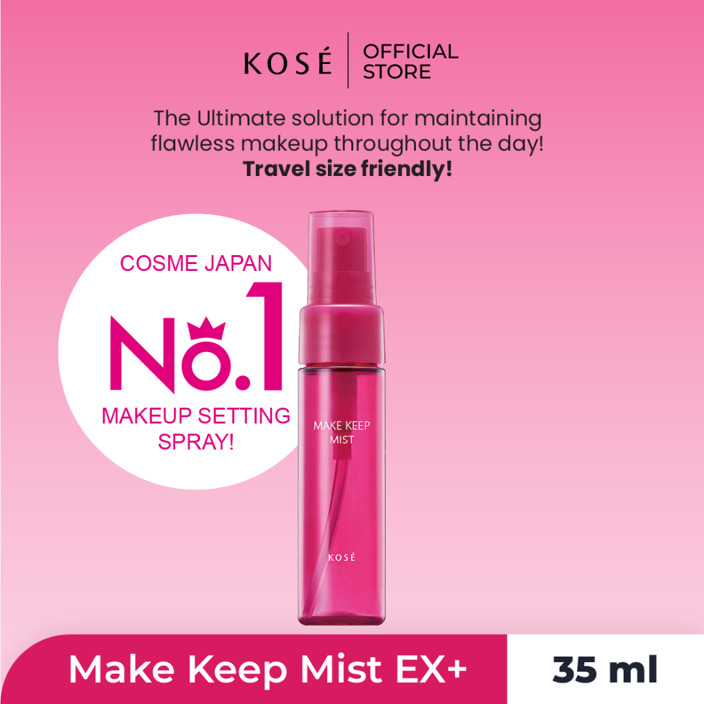 Jual KOSE Make Keep Mist EX+ / Setting Spray / Mini Size - 35ml | Shopee Indonesia