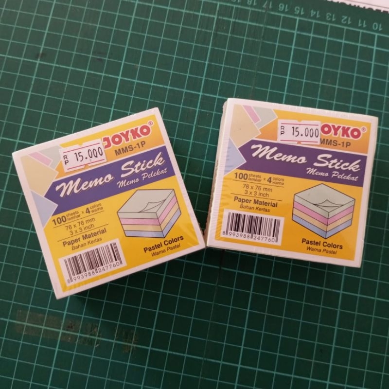 Jual MEMO STICK MEMO PELEKAT JOYKO UKURAN 3x3 inch | Shopee Indonesia