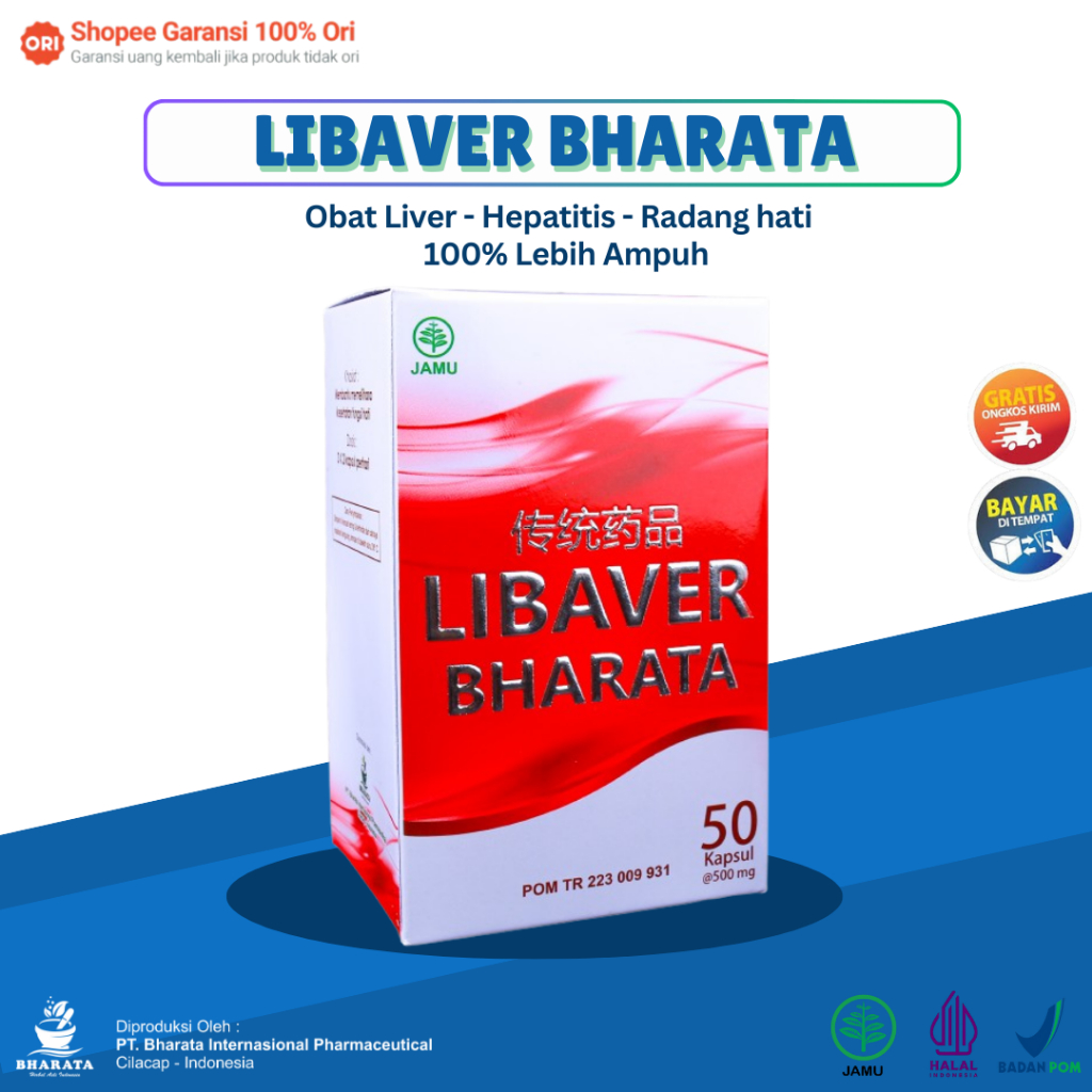 Jual Libaver Bharata - Obat Herbal Liver, Hepatitis A B C D, Liver ...
