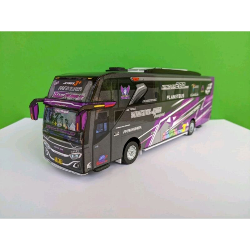 Jual Miniatur bus Jet bus 3 DEEP PURPLE Tunggal Jaya 1/50 | Shopee ...