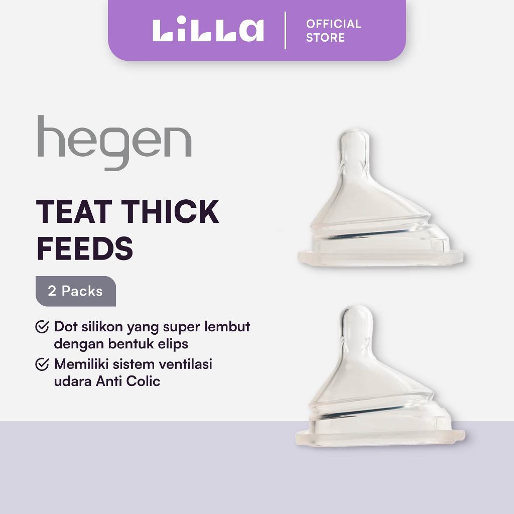 Jual Hegen TeatThick Feed (2Pk) - Dot Botol Susu Bayi | Shopee Indonesia
