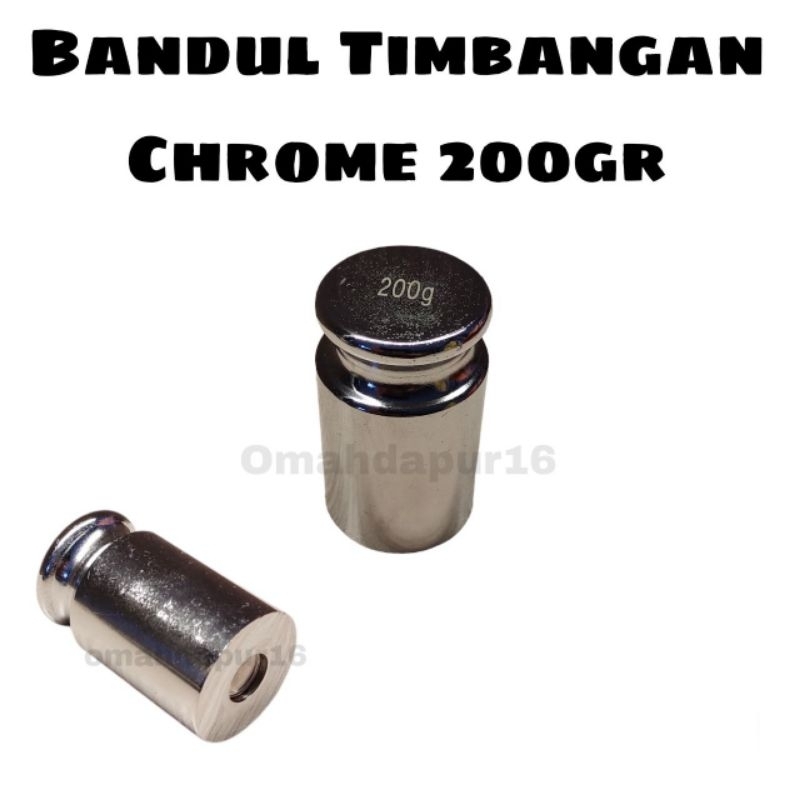 Jual Bandul Anak Timbangan 200gr Chrome | Anak Timbangan 200gr ...