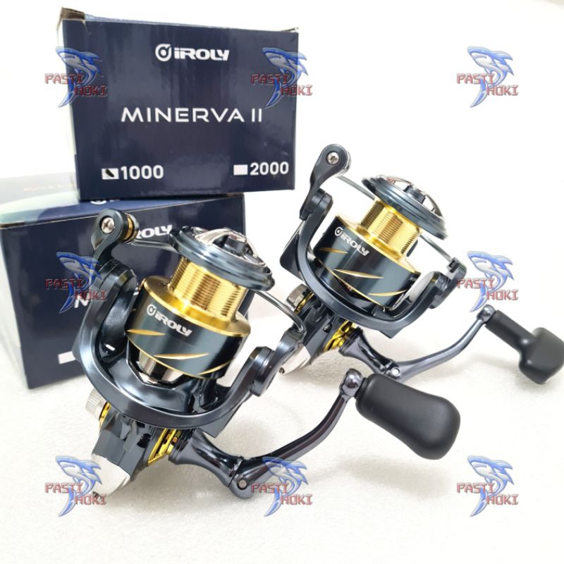 Jual Reel iroly minerva II spinning power handle 1000 2000 3000 4000 | Shopee Indonesia
