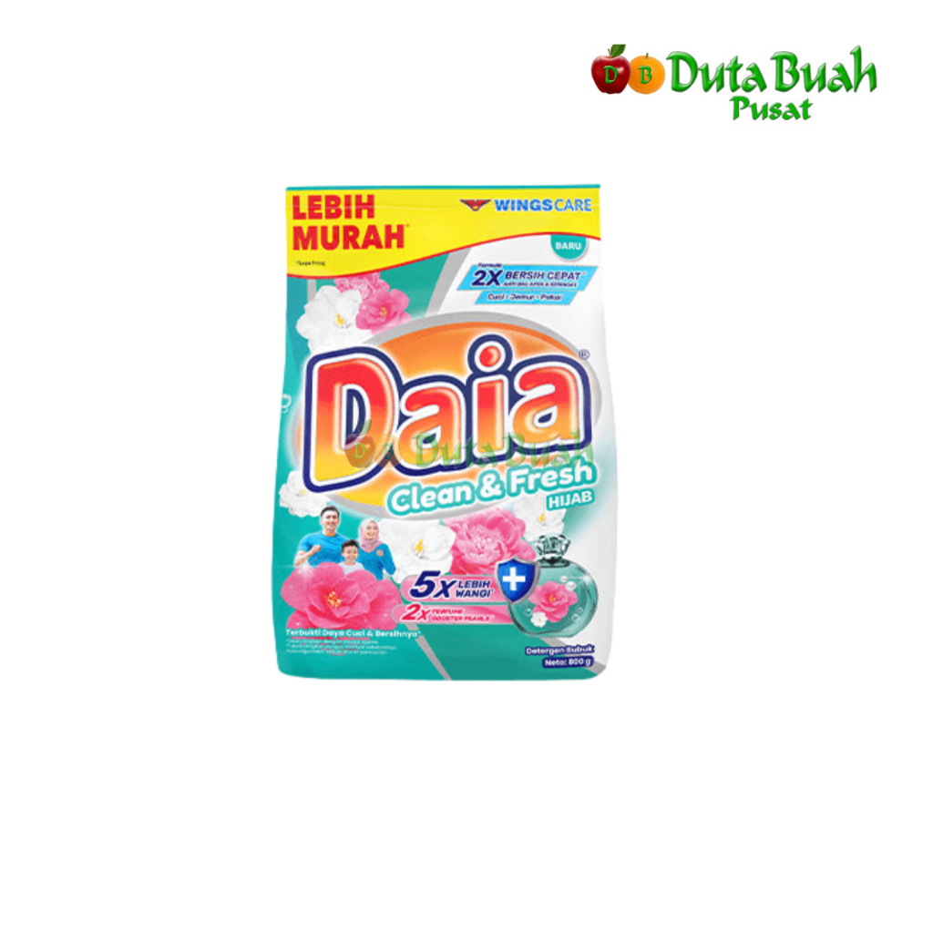 Jual Duta Buah Daia Detergent Clean & Fresh Hijab 800g | Shopee Indonesia