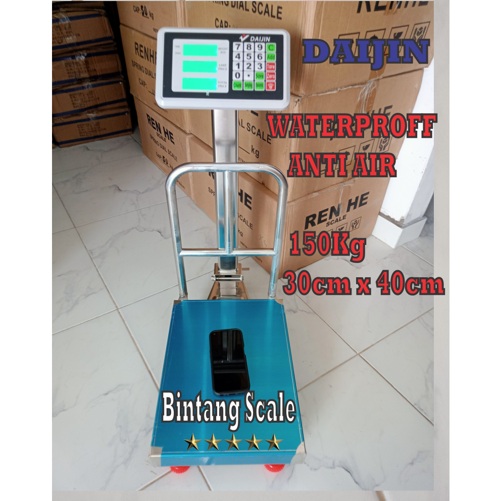 Jual Timbangan ANTI AIR 150kg Timbangan duduk digital anti air 150kg | Shopee Indonesia