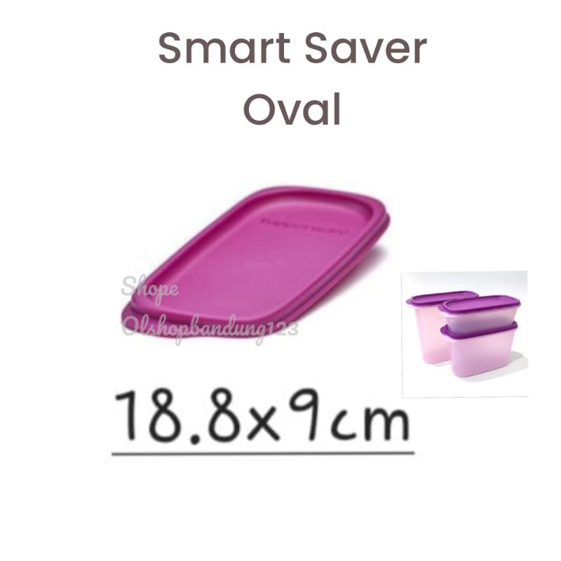 Jual Spearpart Tupperware Tutup Smart Saver Oval Wadah Serbaguna ...