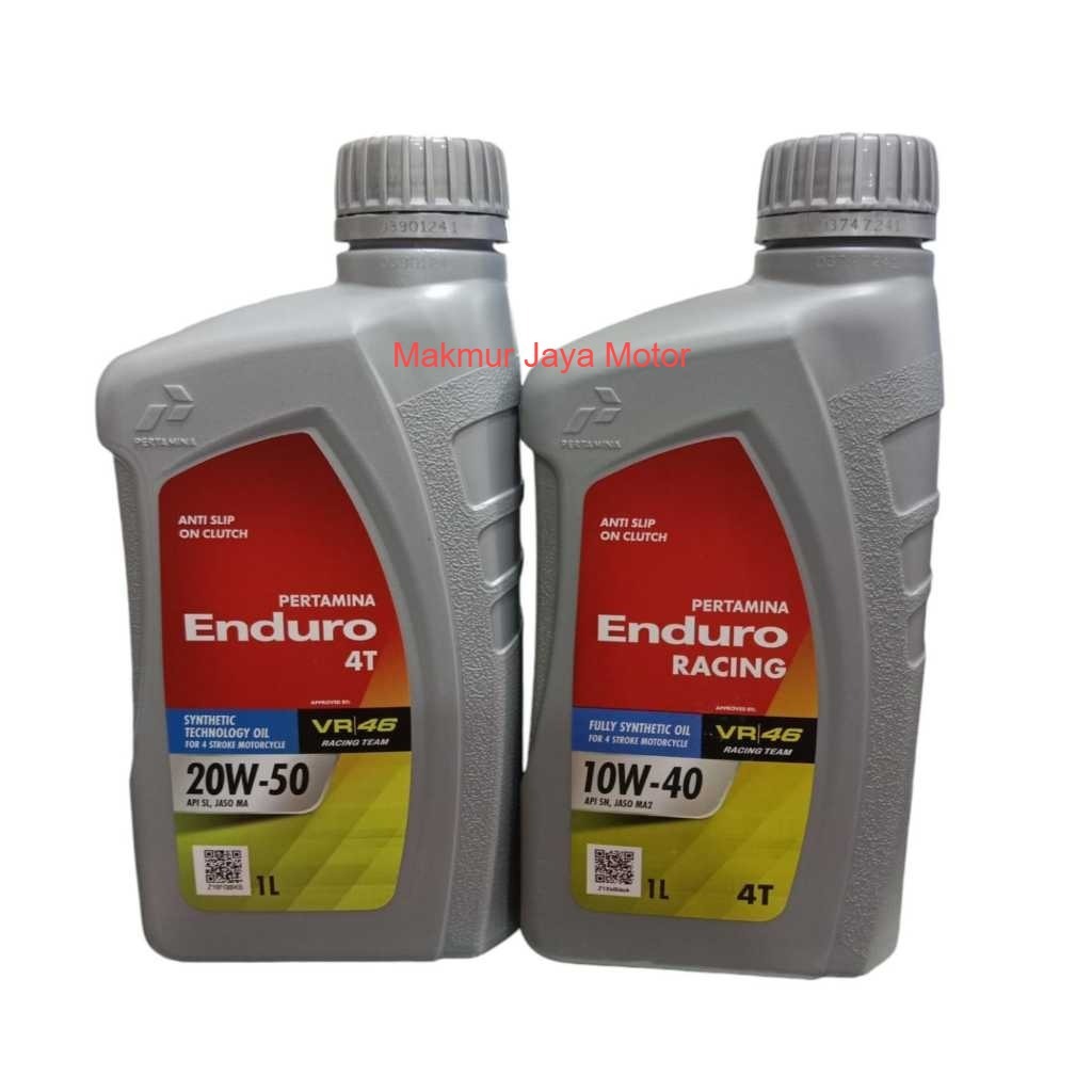 Jual Pertamina Oil Enduro 4T Oli Series Varian Isi 1L (Dijamin Asli) , Enduro Racing 4T 10W/40 ...