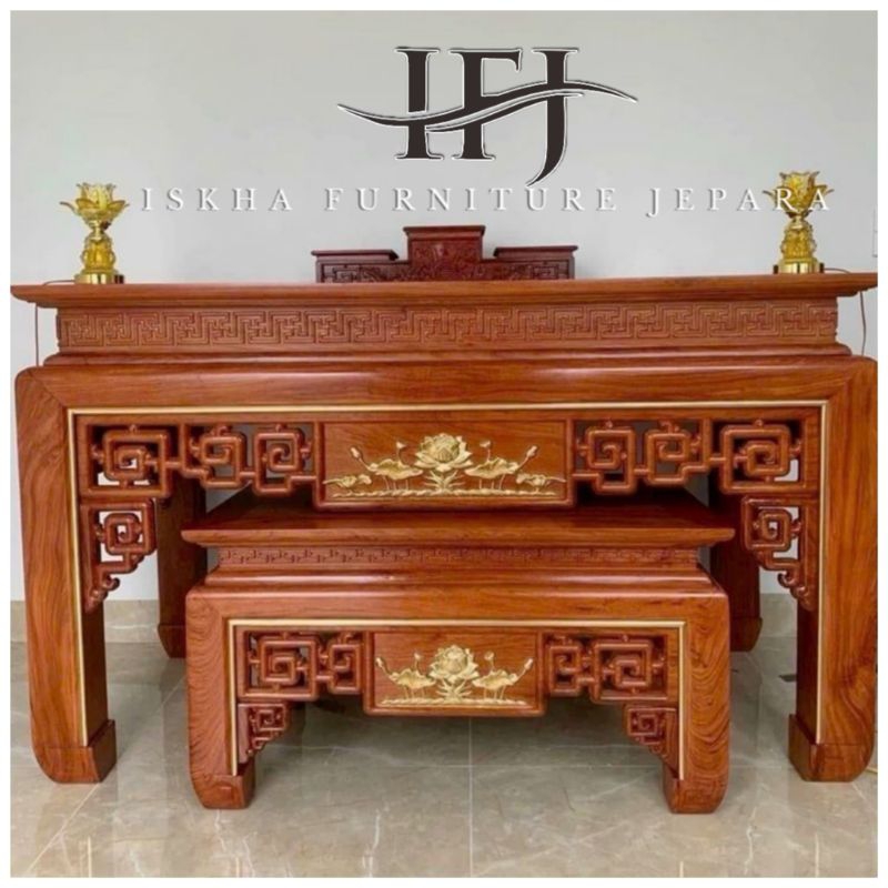 Jual MEJA ALTAR KAYU JATI_MEJA SEMBAYANG CINA_MEJA LELHUR DEWA | Shopee ...