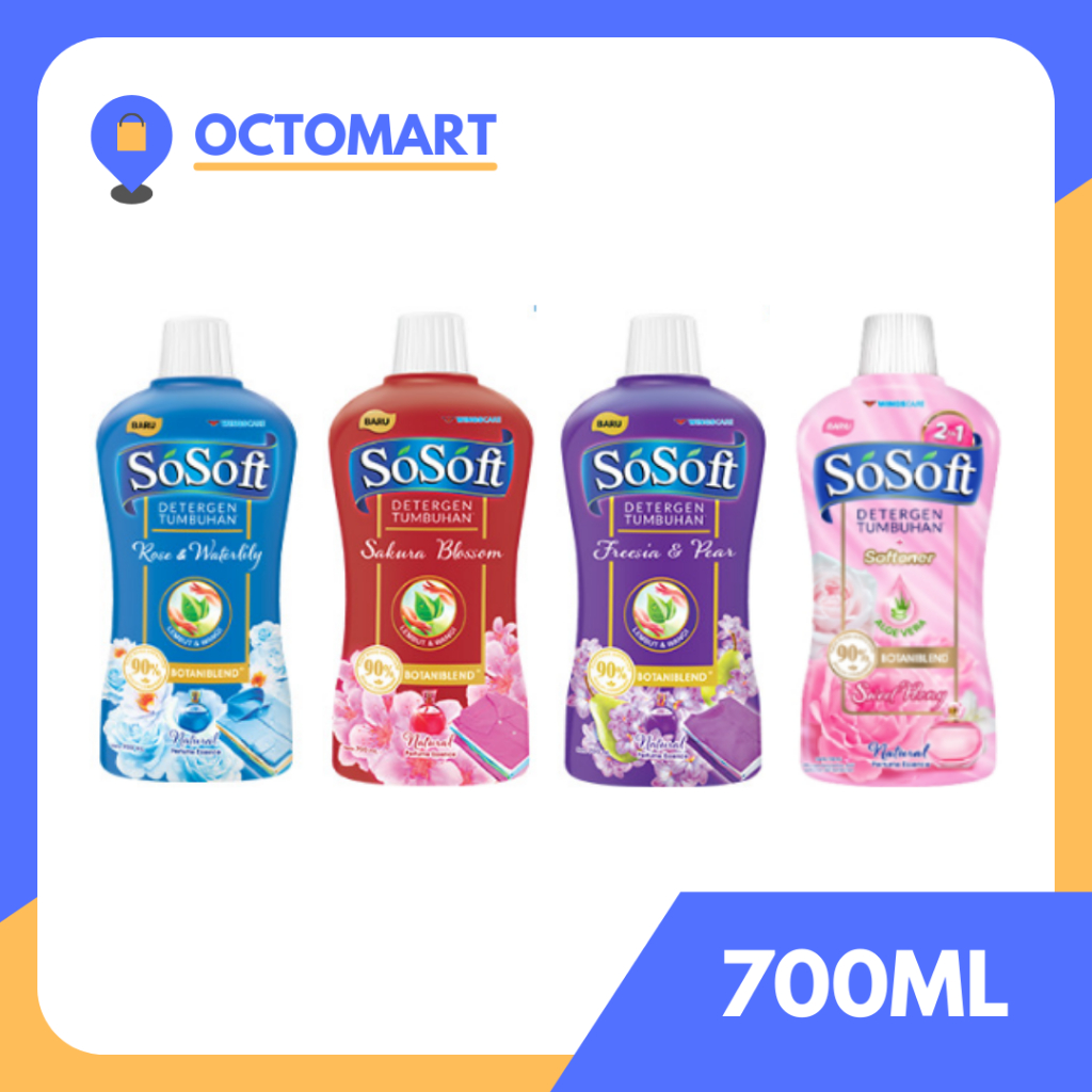 Jual SO SOFT / SOSOFT Botol 700ML Liquid Detergent / Deterjen Cair ...