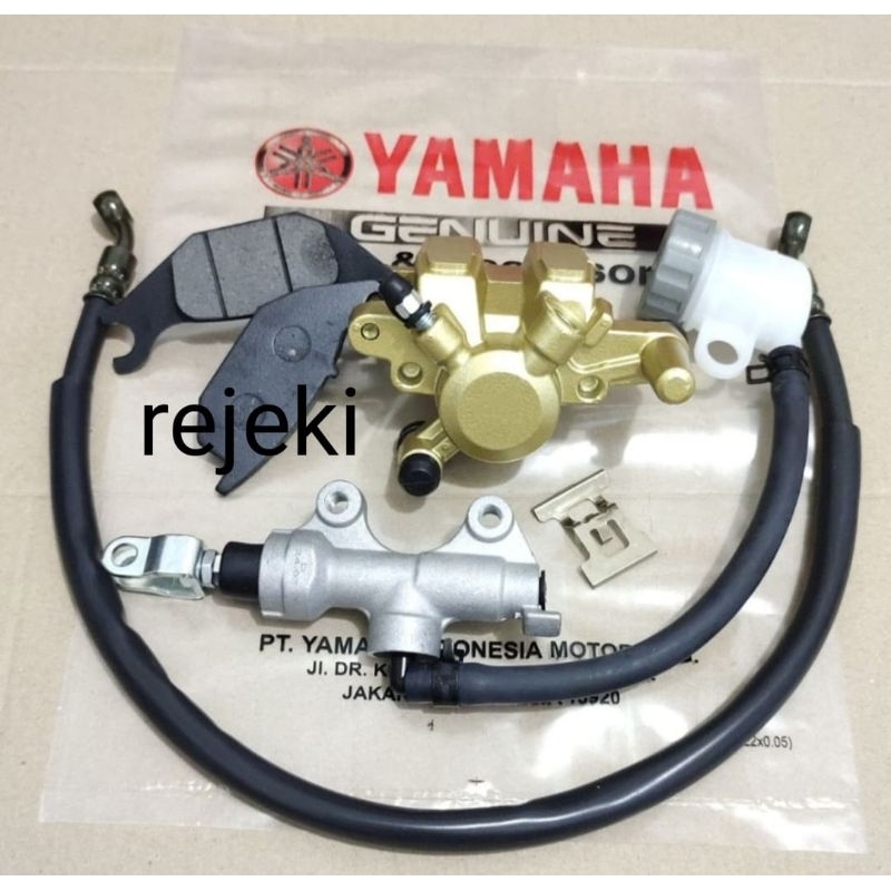 Jual MASTER REM PLUS SELANG REM PLUS KALIPER BELAKANG YAMAHA JUPITER MX NEW 135,MX KING | Shopee ...