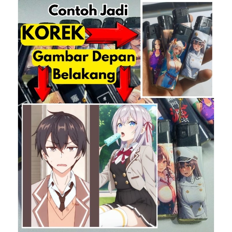 Jual Korek Custom Stiker Tampil Beda Alya Sometimes Hides Her Feelings ...