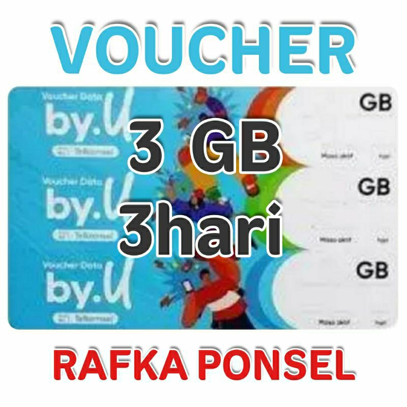 Jual Voucher byU 3GB 3hari Nasional | Shopee Indonesia