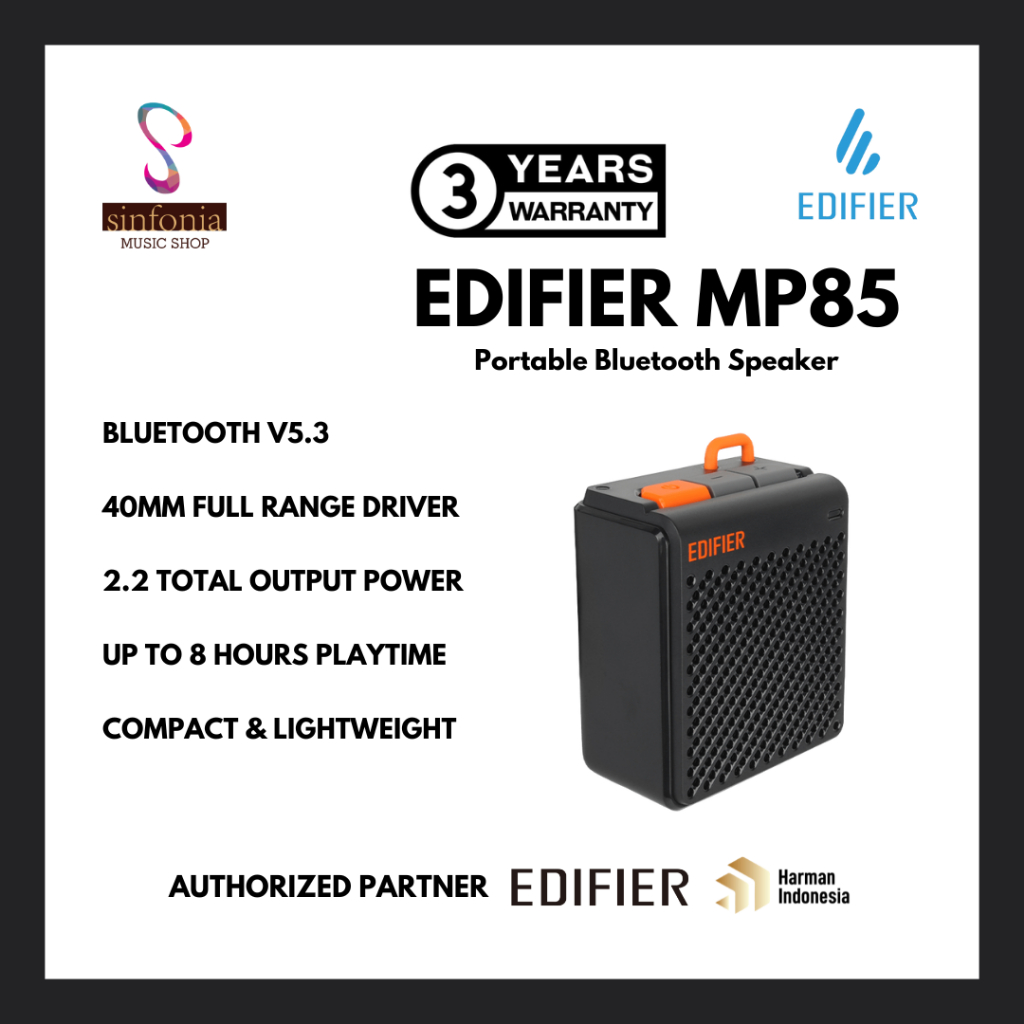Jual EDIFIER MP85 Portable Bluetooth Speaker | Shopee Indonesia