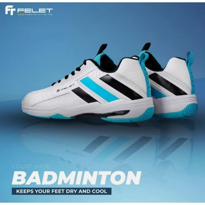 Jual Felet BS 973 - BS 972 - Badminton Shoes Original Felet | Shopee ...