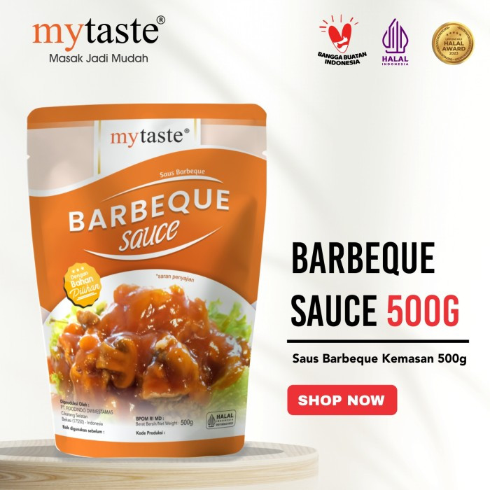 Jual Mytaste Barbeque Sauce / Saus BBQ 500 gr | Shopee Indonesia