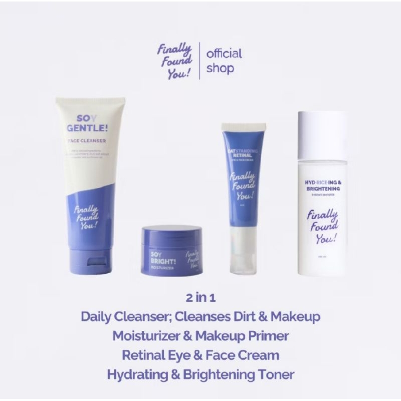 Jual [New] Finally Found You! Set Lengkap Moisturizer Retinal Retinol ...
