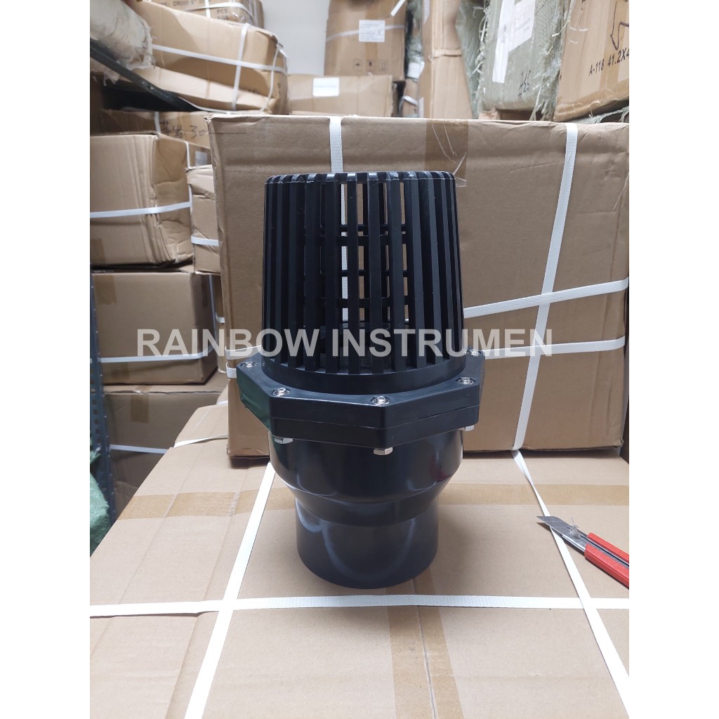 Jual Foot Valve pvc model socket ukuran 2.1/2" inch / Socket foot Valve ...
