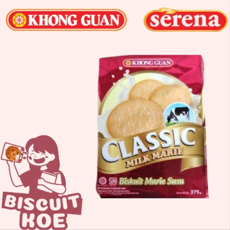 Jual Khong Guan Marie Susu Classic 375g | Shopee Indonesia